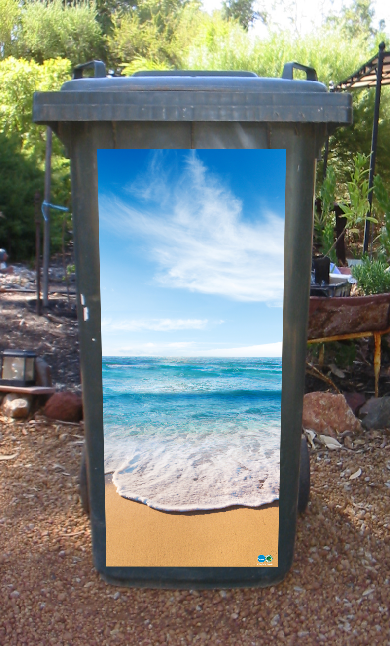 Breathtaking Beach and Fishing Wheelie Bin Stickers – Grove Wesley ...