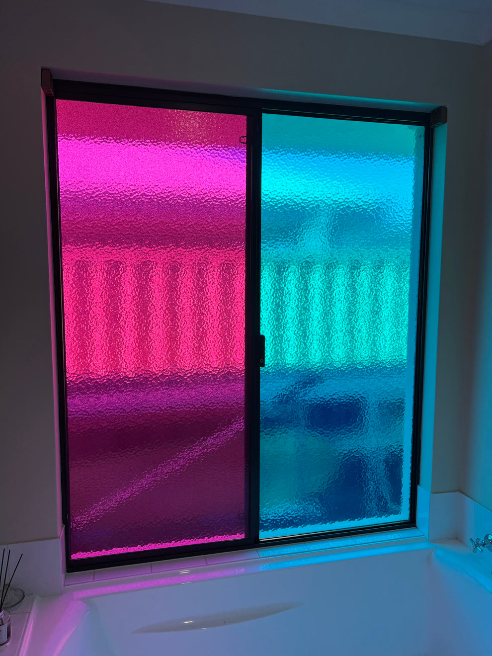 Cristal coloured window film – Grove Wesley Design Art