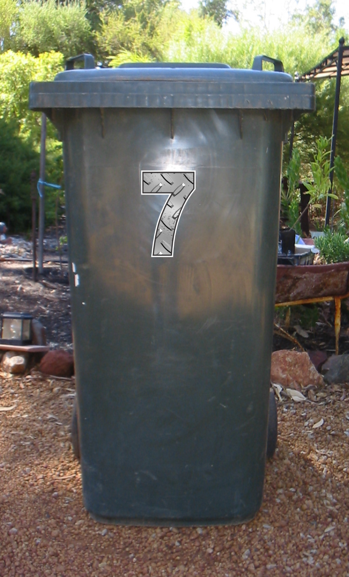 Address & House Numbers Wheelie Bin Stickers – Grove Wesley Design Art