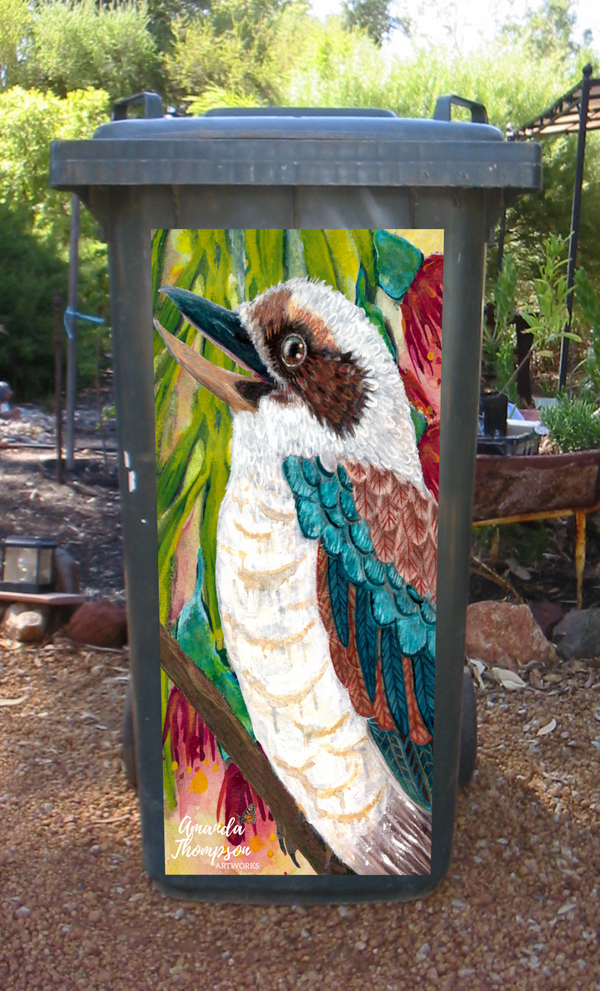 Chuckles wheelie bin sticker – Grove Wesley Design Art