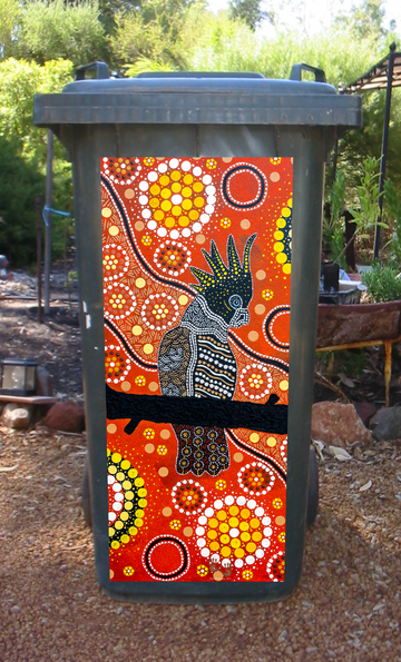 AUSSIE Wheelie bin stickers – Grove Wesley Design Art