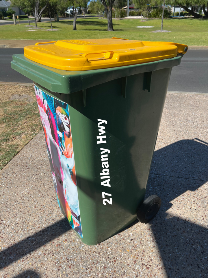 Address & House Numbers Wheelie Bin Stickers – Grove Wesley Design Art