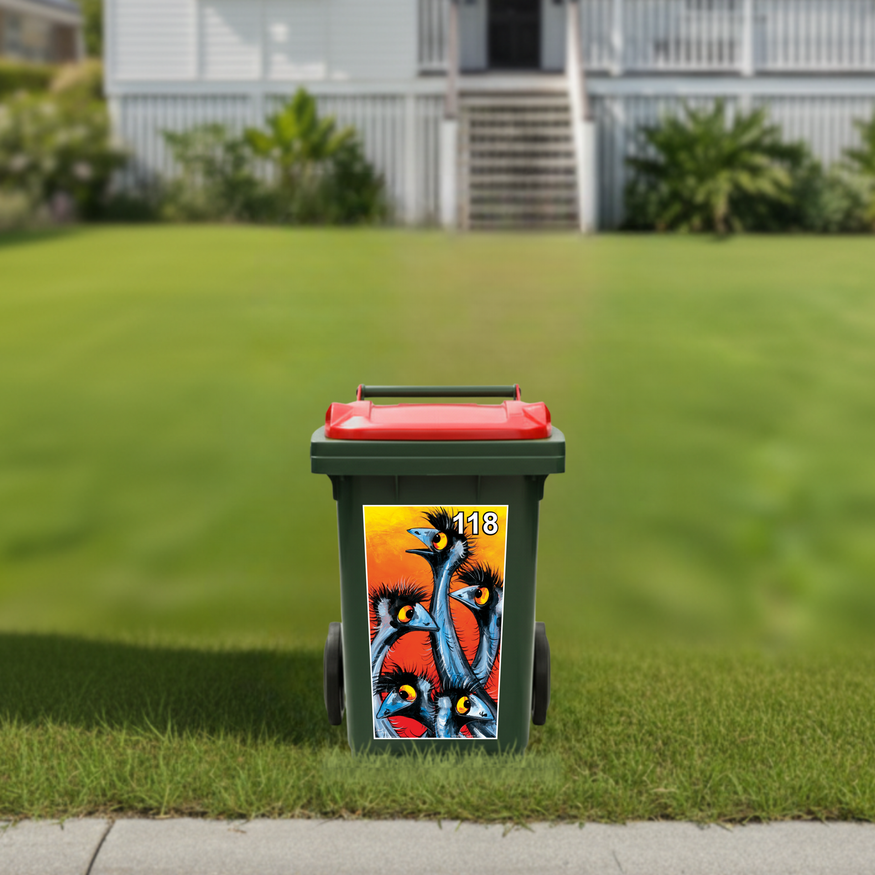 Where are you wheelie bin sticker