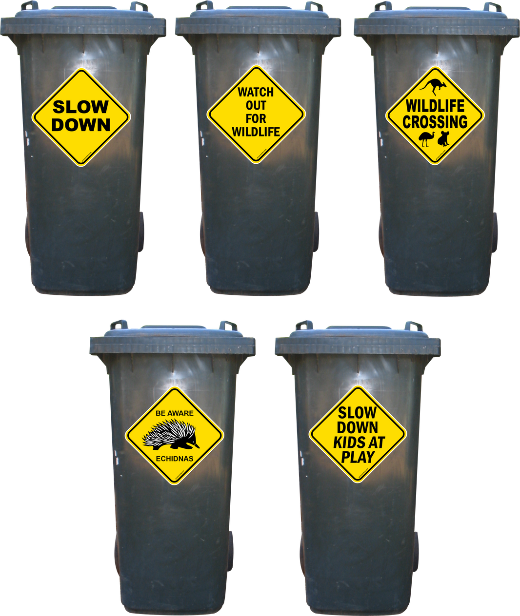Aussie Wheelie Bin Stickers – Grove Wesley Design Art